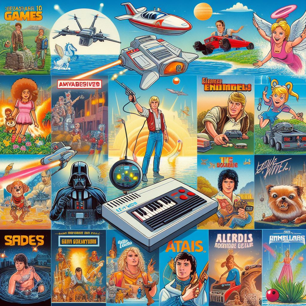 80'S Legendary 10 Atari Games: Retro Memories – Newretro.Net