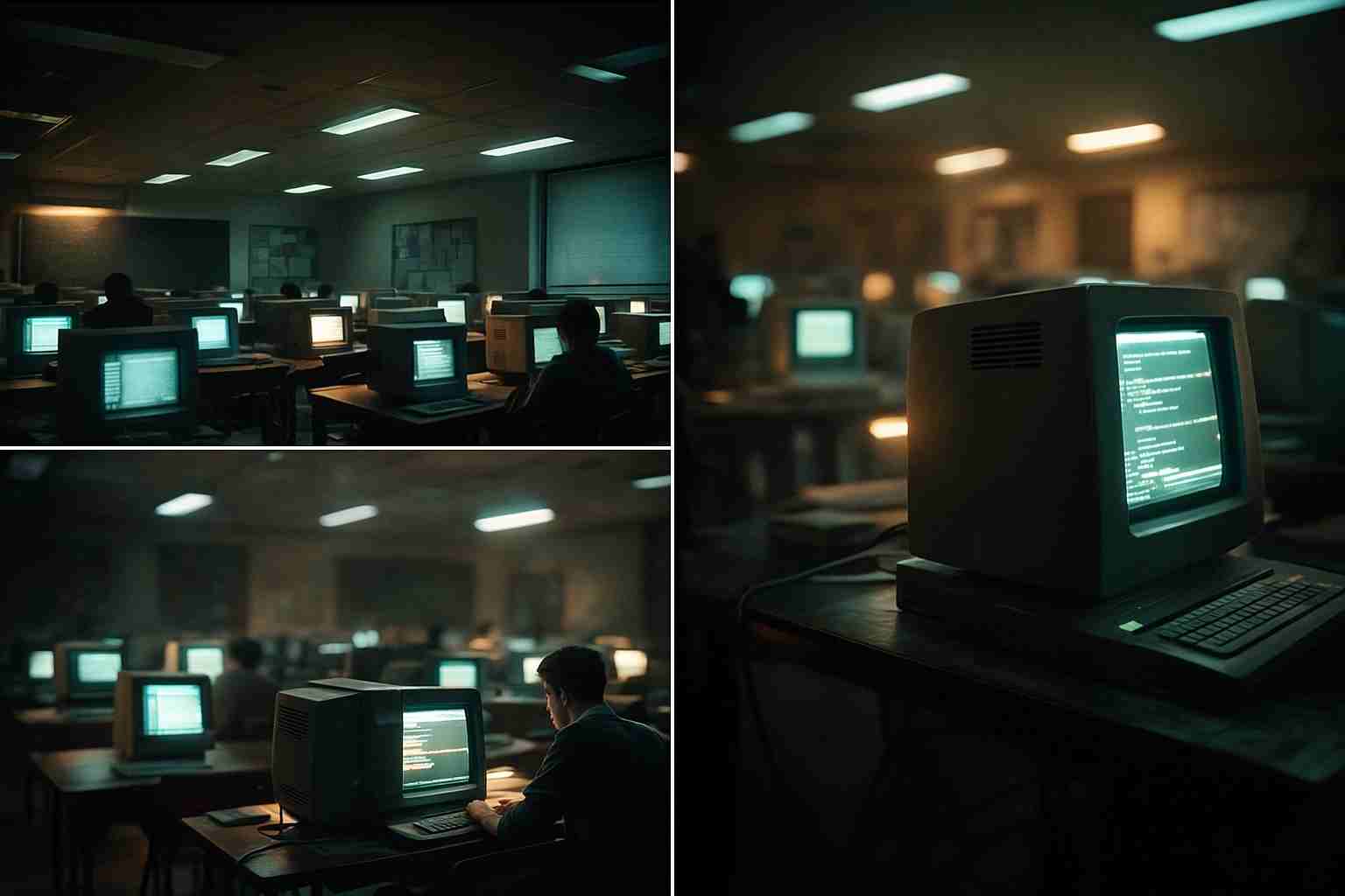 When Computer Labs Were Dim, Buzzing, and Kind of Magical – Newretro.Net