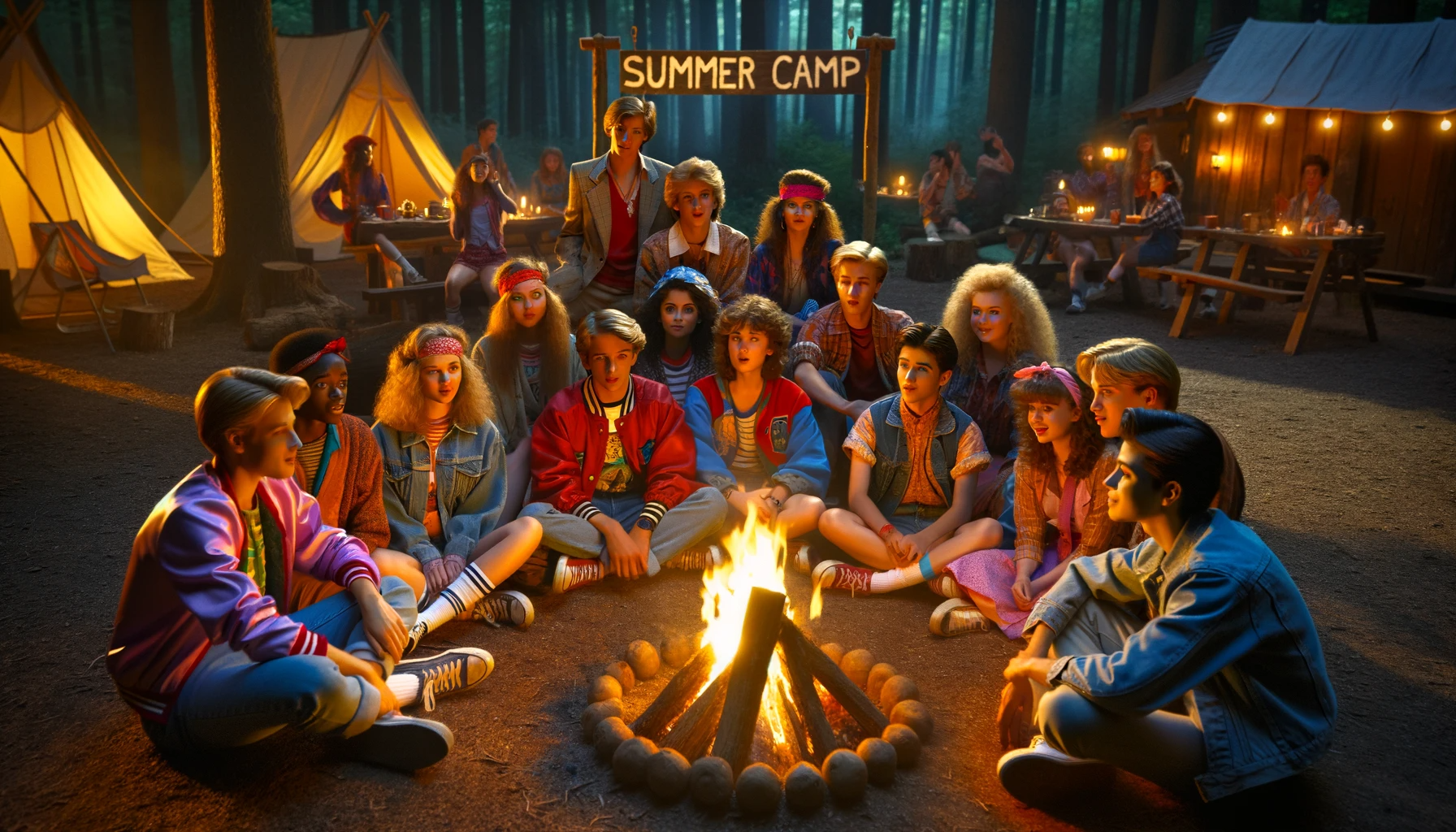 Campfire Stories: '80s Summer Camps – Newretro.Net