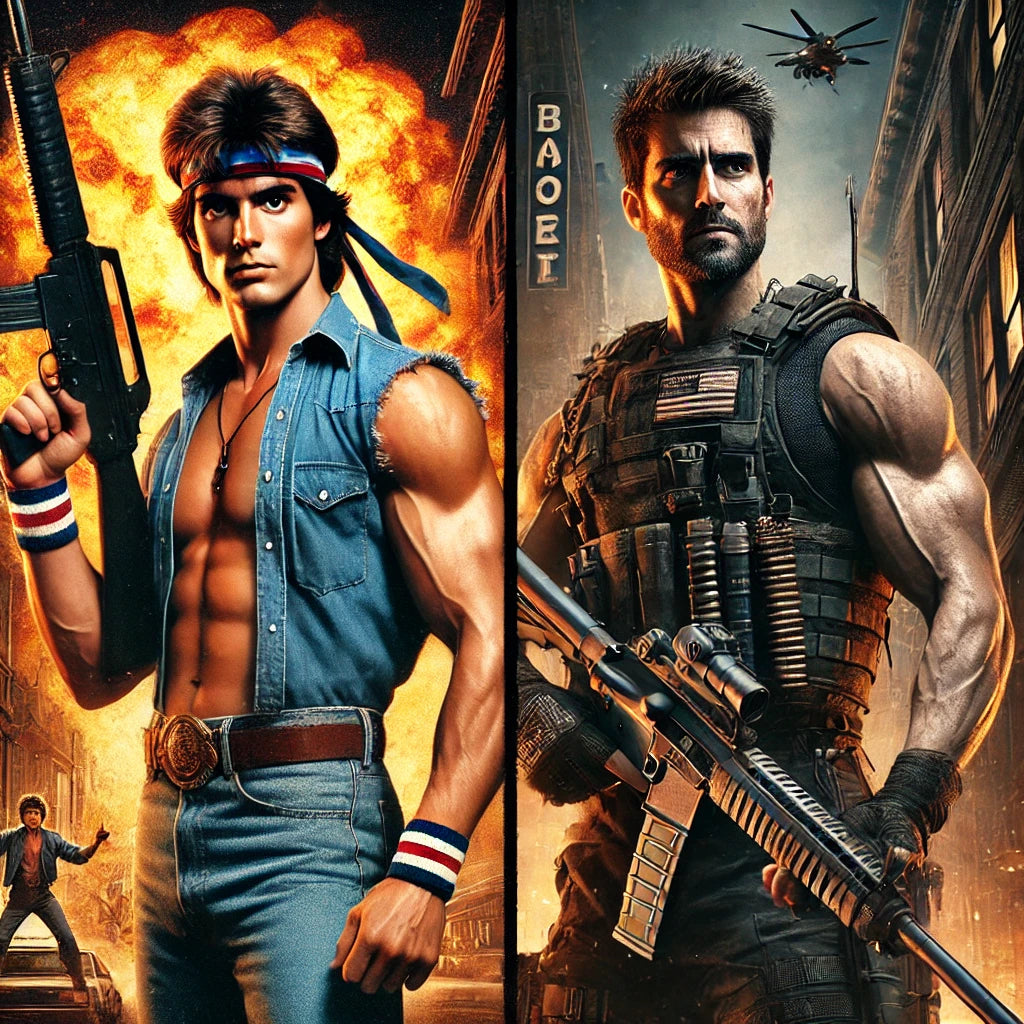 80s Action Heroes: Then vs. Now – Newretro.Net