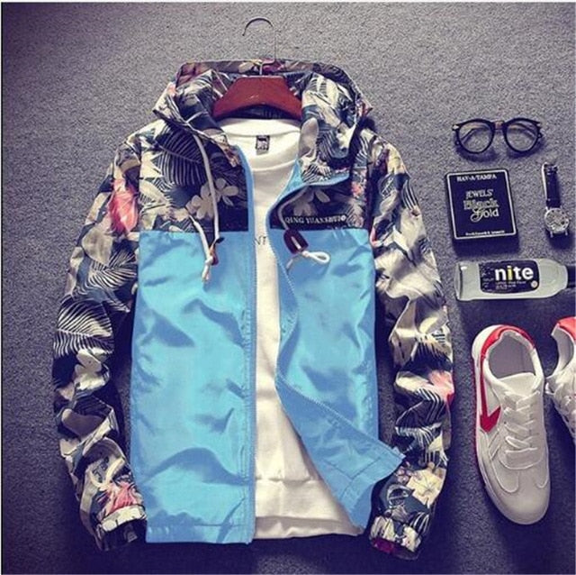 Best Streetwear Floral Bomber Jacket New Retro Synthwave 80's coat ...