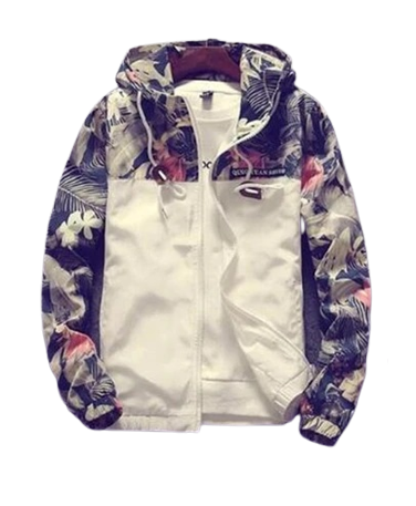 Best Streetwear Floral Bomber Jacket New Retro Synthwave 80's coat ...